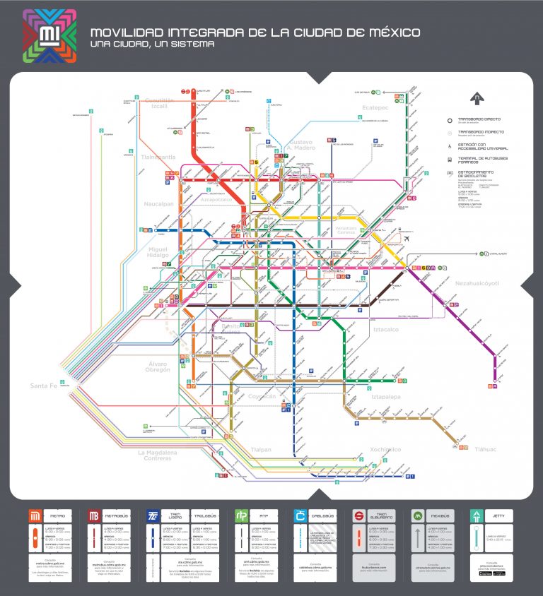 Mapas del metro de la CDMX - Metro CD Mexico